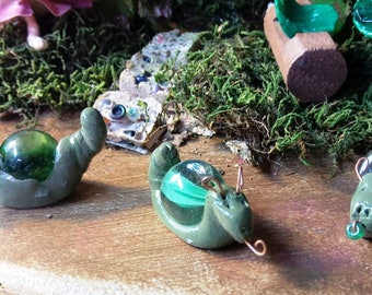 Fairy garden snails | Etsy