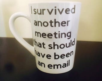 Meeting mug | Etsy