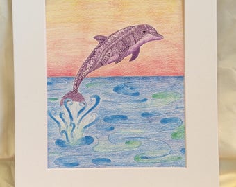Zentangle dolphin | Etsy