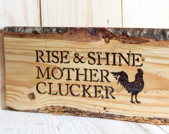 Rooster sign | Etsy