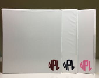 Personalized binder | Etsy