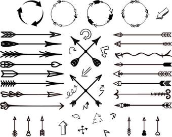 Arrow clip art | Etsy