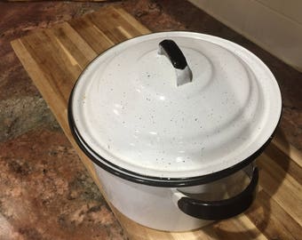 White enamelware | Etsy