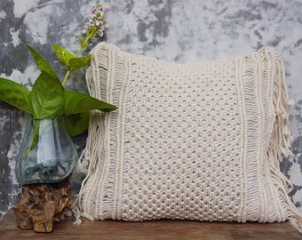 Macrame pillow | Etsy