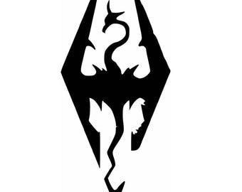 Skyrim logo | Etsy