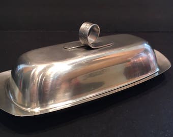 Metal butter dish | Etsy