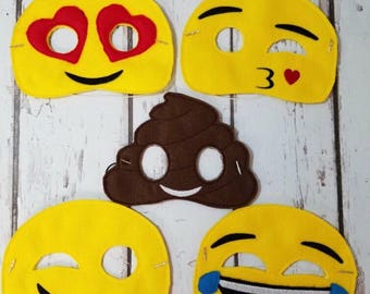 Poop emoji mask | Etsy