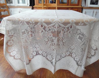 Lace tablecloth | Etsy
