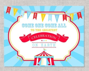 Carnival signs | Etsy