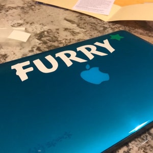 Rainbow Phipaw Sticker / Rainbow Furry Pride Sticker / Furry