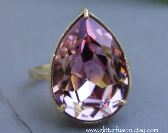 Swarovski pear | Etsy
