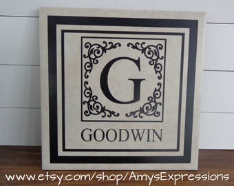 Personalized tiles | Etsy