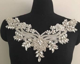 Neckline applique | Etsy