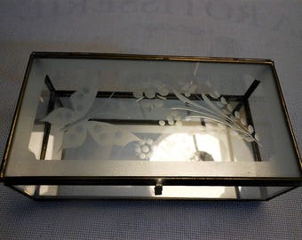 Small glass box | Etsy