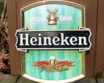 Vintage beer sign | Etsy