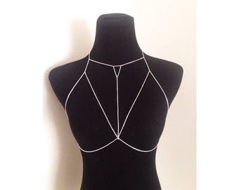 Chain bra | Etsy