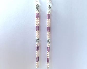 Simple long earrings | Etsy