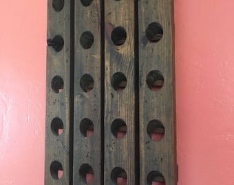 Barn wood wine rack | Etsy