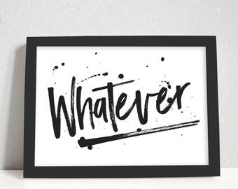 Typographic print | Etsy