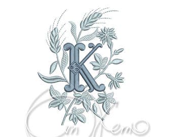 Monogram letter k | Etsy