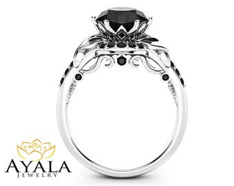 Ayala Jewelry Unique Engagement Ring Rose Gold by AyalaDiamonds