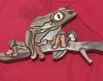 Wood tree frog | Etsy