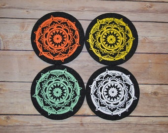 Mandala coasters | Etsy