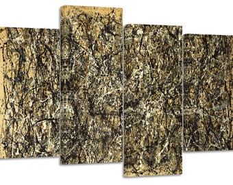 Jackson pollock art | Etsy