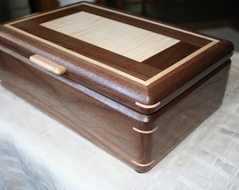 Wood jewelry box | Etsy