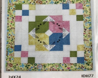 Bunny quilt pattern | Etsy