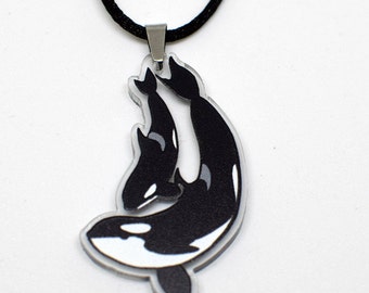 Orca pendant | Etsy
