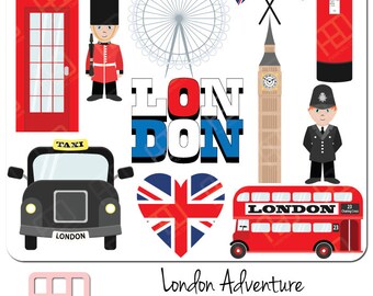 London clipart | Etsy