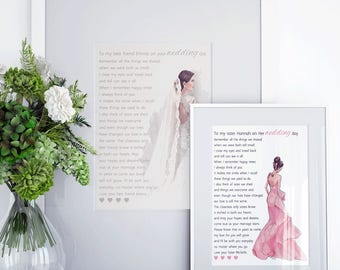 Bridesmaid poem | Etsy