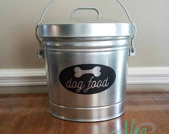 Dog food storage | Etsy