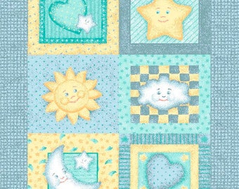 Baby quilt panel | Etsy
