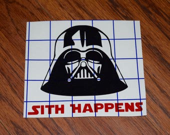 Darth vader decal | Etsy