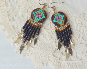 Peruvian earrings | Etsy