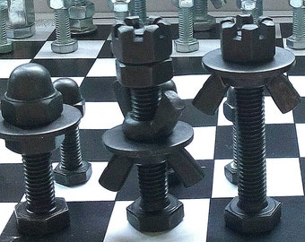 Modern chess set | Etsy