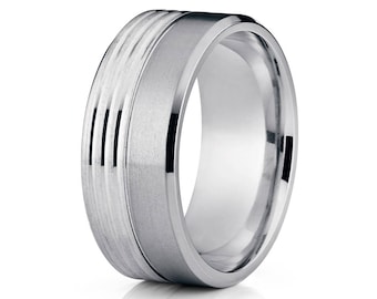 Mens titanium ring | Etsy