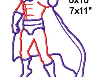 Superhero applique | Etsy