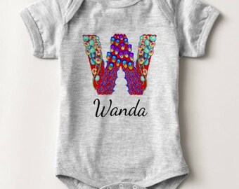 Letter w monogram | Etsy