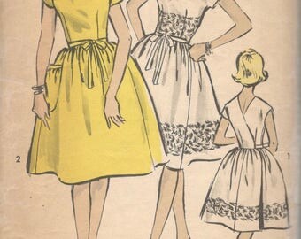 Wrap dress pattern | Etsy