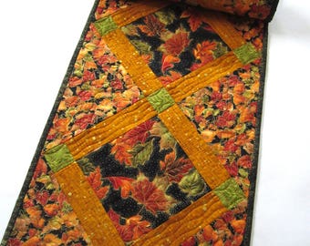 Fall table runner | Etsy