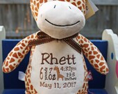 Personalized/Monogrammed Keepsake baby by CelebrateWithThread