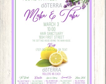 Essential oil invite | Etsy