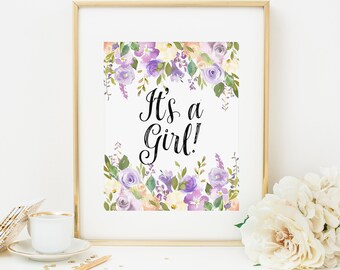 Lavender baby shower | Etsy