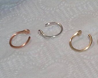 Fake nose ring | Etsy