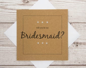 Bridesmaid invite | Etsy