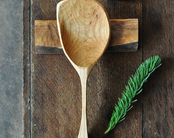 Wooden spoon rest | Etsy
