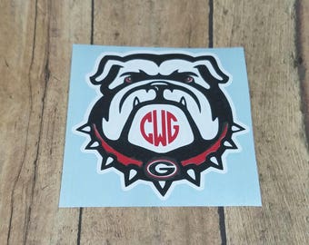 Uga decal | Etsy